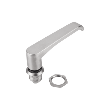 Kipp Quarter Turn Lock, w/L Grip, H=18 mm, Stainless Steel, Bright ...