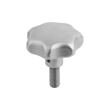 Kipp Star Grips w/External Thread, Similar to DIN6336, M10X40, Style L ...