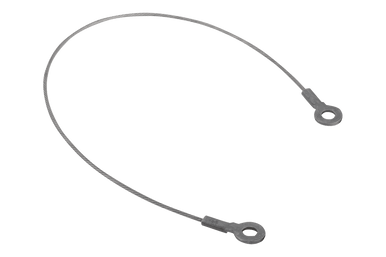 Kipp Retaining Cables, Style B, w/Crimp Terminals-Both Ends, L=500 mm ...