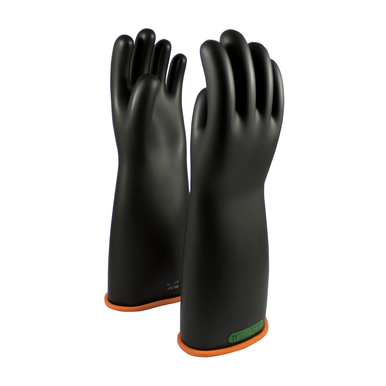 NOVAX Class 3 Rubber Insulating Glove with Straight Cuff - 18", Black ...