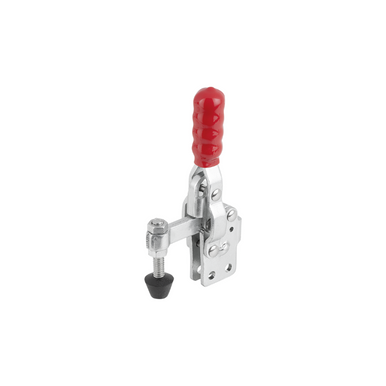KIPP F1=800, Toggle Clamp, Mini, Vertical, w/Straight Foot and Fixed ...