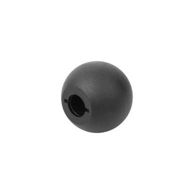 KIPP Ball Knobs, D1=20 mm, w/Tapered Bore, DIN 319 Enhanced, Style M, Thermoplastic, (Qty:10 ...