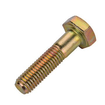 3/8"-16 x 1-1/2" A307 Hex Bolts Zinc Yellow | AFT Fasteners