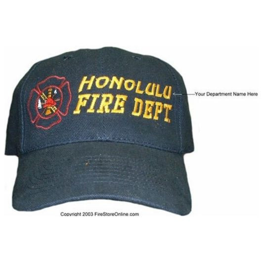 Custom Embroidered Hat (Fire Dept) - Design Your Own Online ...