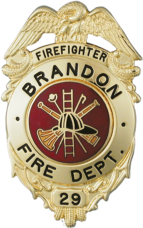 Hookfast Custom Badge QS-B318 (2 1/2" Height x 1 5/8" Width)