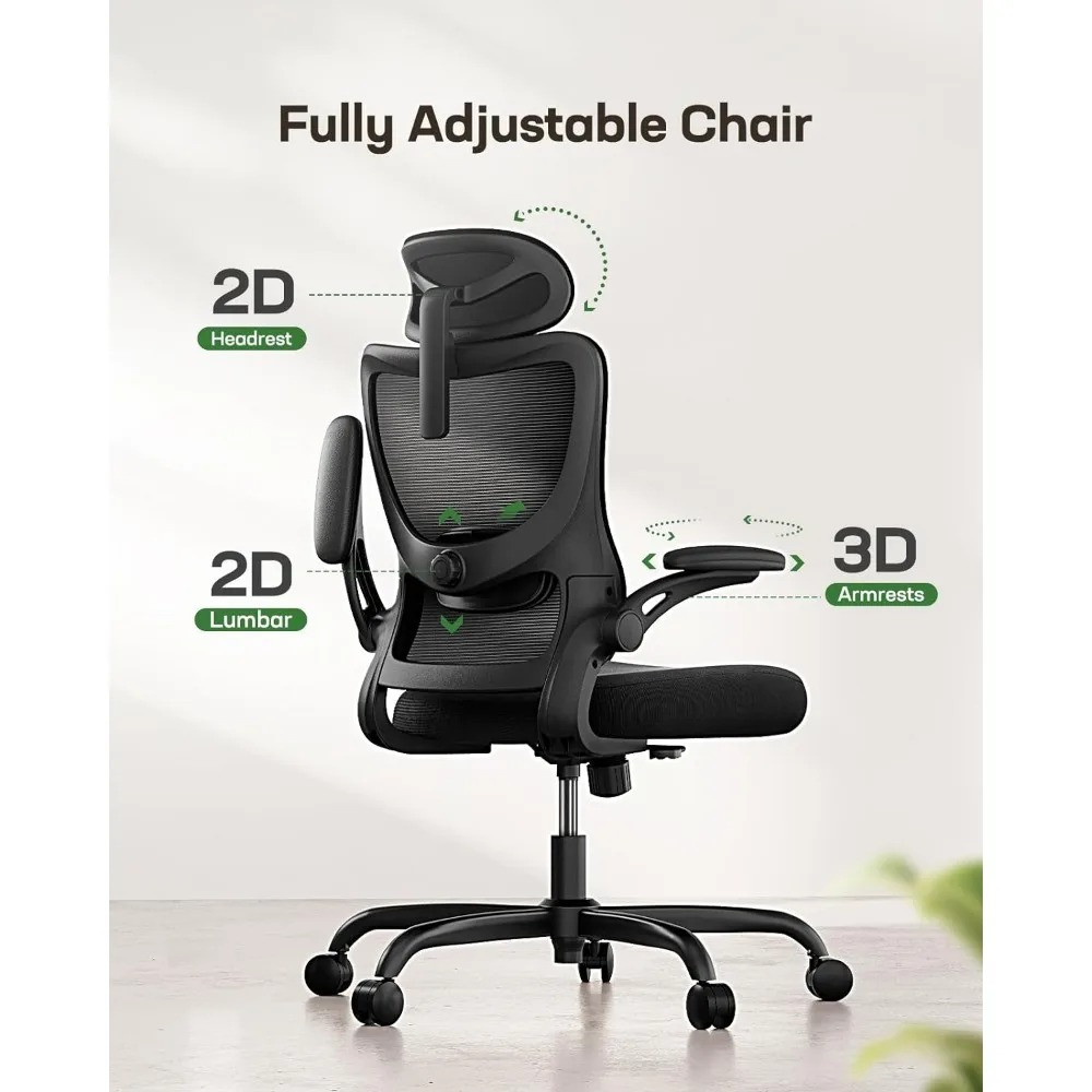 Humanspine Ergonomic Office Chair: Office Computer Desk Chair with High ...