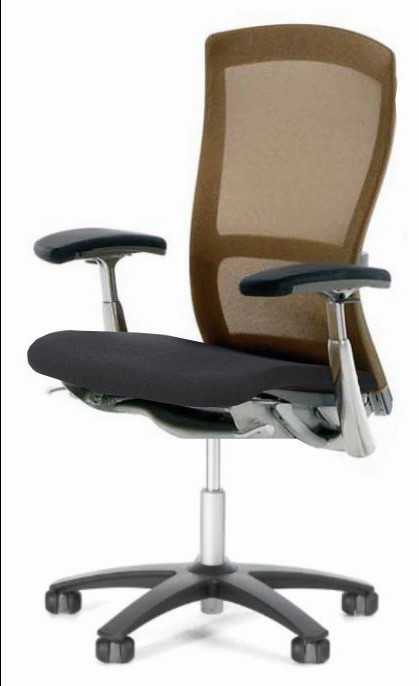 Knoll Life Chair, All Features, Dark Brown Knit