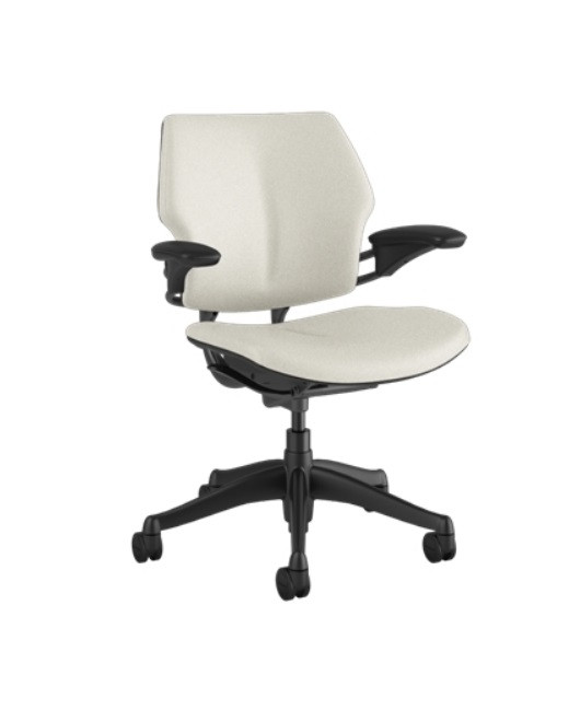 Humanscale Freedom Chair Fully Adjustable Model White Leather