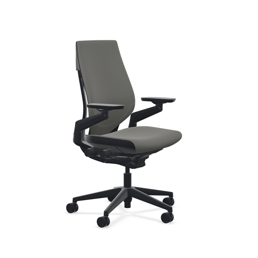 Steelcase Gesture Chair, Gray, 4-Way Adjustable Arms, Adjustable Lumbar ...