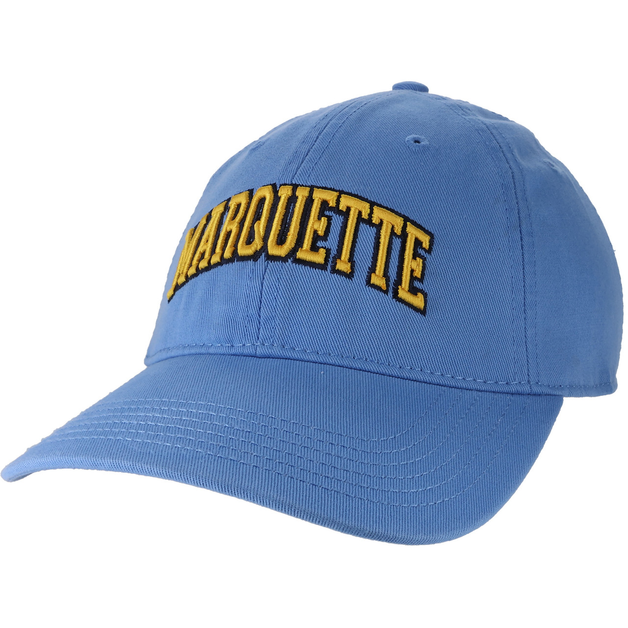L2 EZ Twill Arch Cap - Blue - MARQUETTE UNIVERSITY SPIRIT SHOP