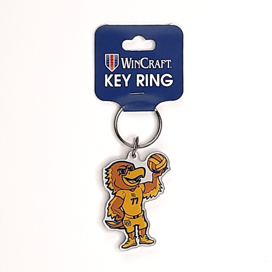 Iggy Volleyball Key Ring - MARQUETTE UNIVERSITY SPIRIT SHOP