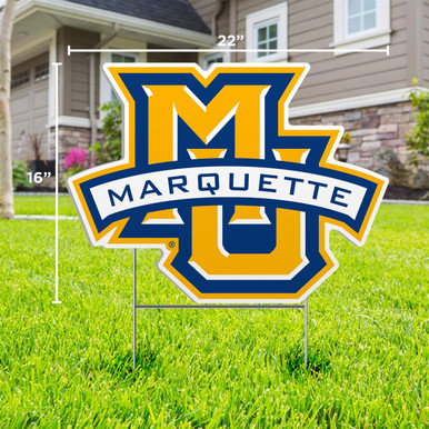 Marquette Lawn Sign - MARQUETTE UNIVERSITY SPIRIT SHOP