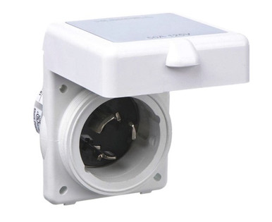Hubbell 50a 125v Shore Power Inlet - HBL503NM