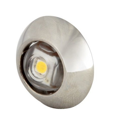 Lumitec Exuma Courtesy Light Red Led Stainless Finish 12v - 101051