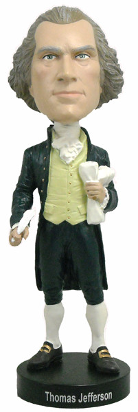 Royal Bobbles Founding Fathers Thomas Jefferson bobblehead figure ...