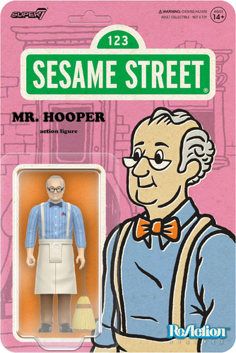 Reaction Sesame Street Mr.Hooper toy figure Super7 78563 - Toysheik