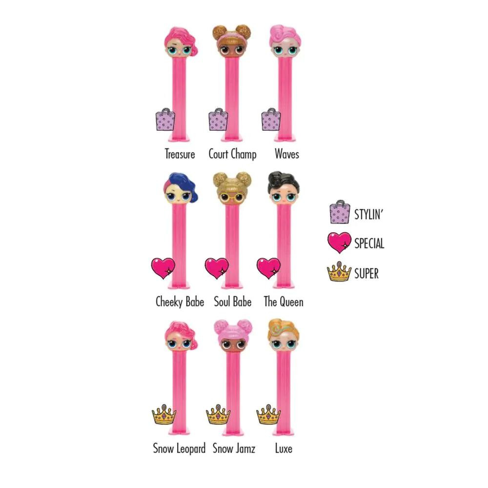 Pez Candy Assorted LOL Surprise Characters - Yeager's Sporting Goods