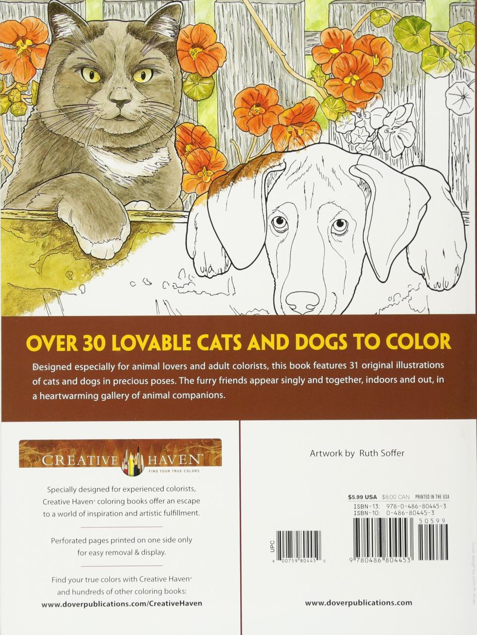 cat dog coloring book