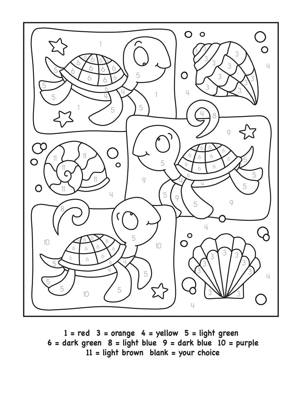 Dover Publications Sea Life Color By Number - Yeager's Sporting Goods