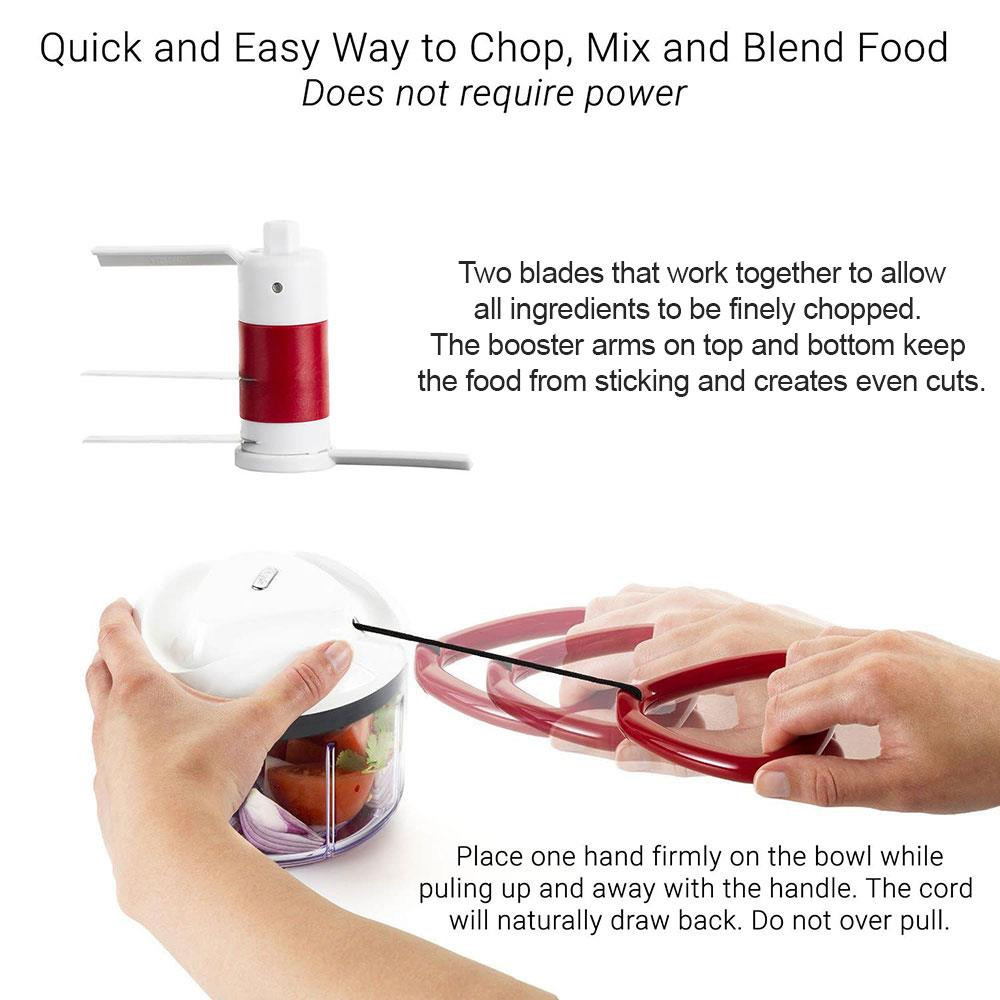Zyliss Easy Pull Food Processor - Yeager's Sporting Goods