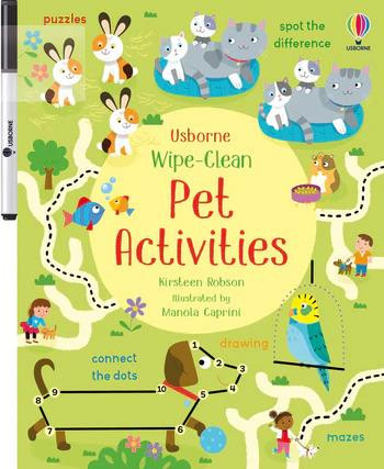 Harper Collins Wipe-Clean Pet Activities - Yeager's Sporting Goods