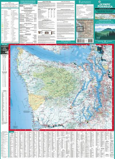 Square One Map Comp Olympic Peninsula Recreation Map - Yeager's ...