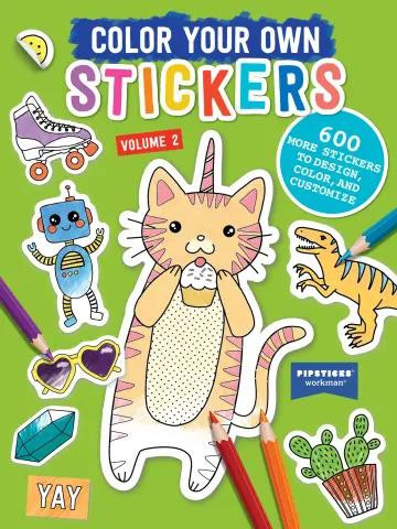 Workman Publishing Color Your Own Stickers, Volume 2 - Yeager's ...