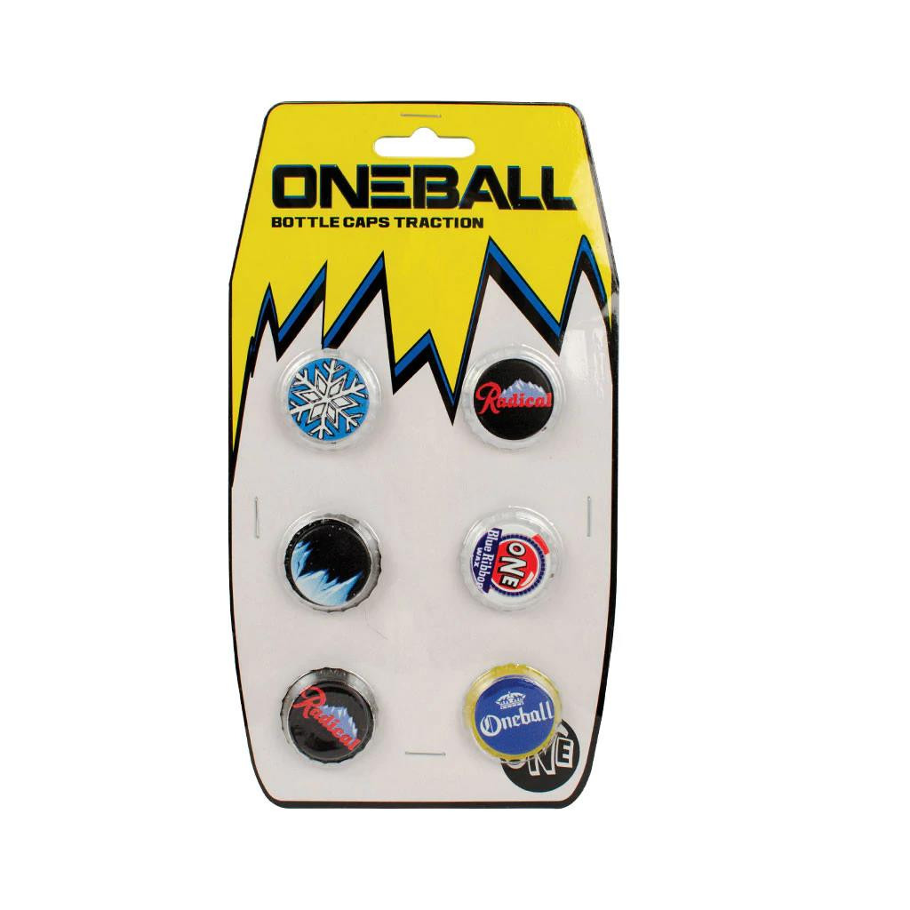 One Ball Jay Bottle Caps 6 Pcs, 1" Traction Pad - Yeager's Sporting Goods