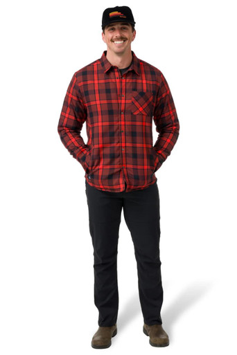Flylow Sinclair Insulated Flannel - Amaro/Magma Plaid - Yeager's ...