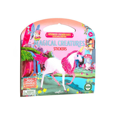 Eeboo Magical Creatures Shiny Sticker Book - Yeager's Sporting Goods