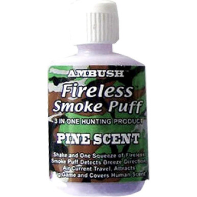 Moccasin Joe Dist Fireless Smoke Puff - Pine Scent - Yeager's Sporting ...