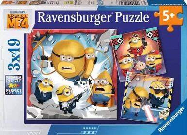 Ravensburger Children’s Jigsaw Puzzle Despicable Me - 3x49 Pieces ...