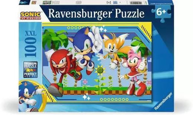 Ravensburger Children’s Jigsaw Puzzle Knuckles, Sonic, Tails, Amy - 100 ...