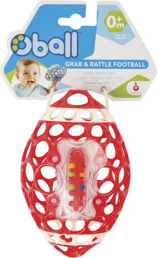 Toysmith Oball Grab & Rattle Baby Football - Yeager's Sporting Goods
