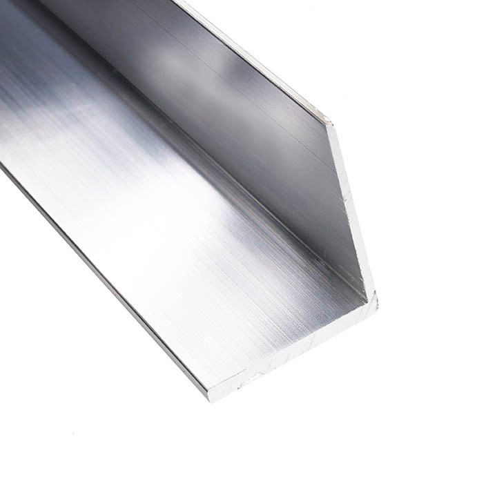 Angle: 2" Width x 2" Height x 1/8" Thickness - 6063-T5 Aluminum ...