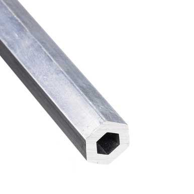 Aluminum Hex Tube 1/2" x 1/8" – 6061-T6 | Orange Aluminum