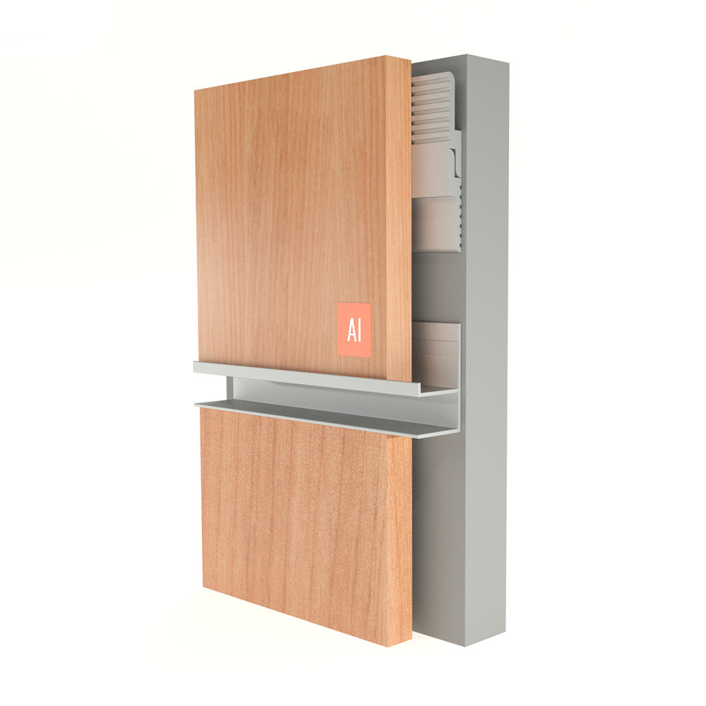 F-Bar (Flanged) - Millwork: 1-1/8" Width x 1-1/2" Height x 1/16 ...