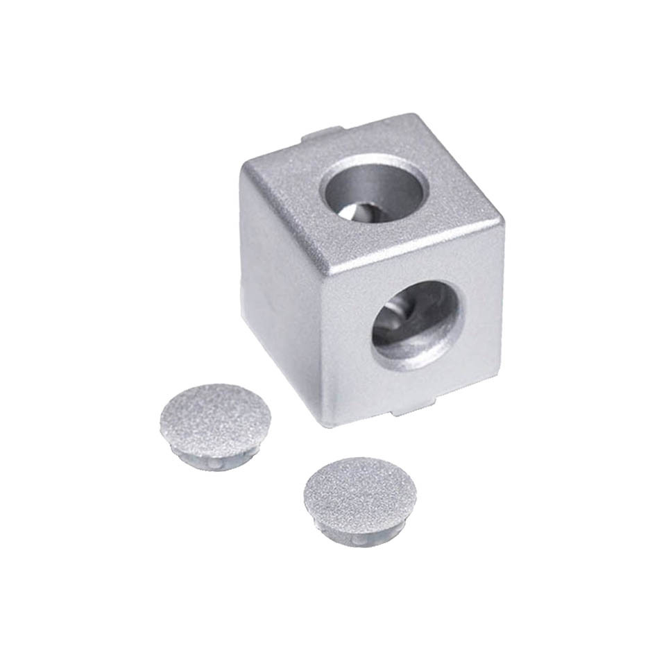 T-Slot - Accessory: 2D Connector Cube - 90-Degree - Angle Set | Orange ...