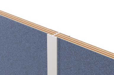 Divider Bar: 1-3/8" Width x 11/32" Height x 1/32" Thickness - Fits 1/4 ...