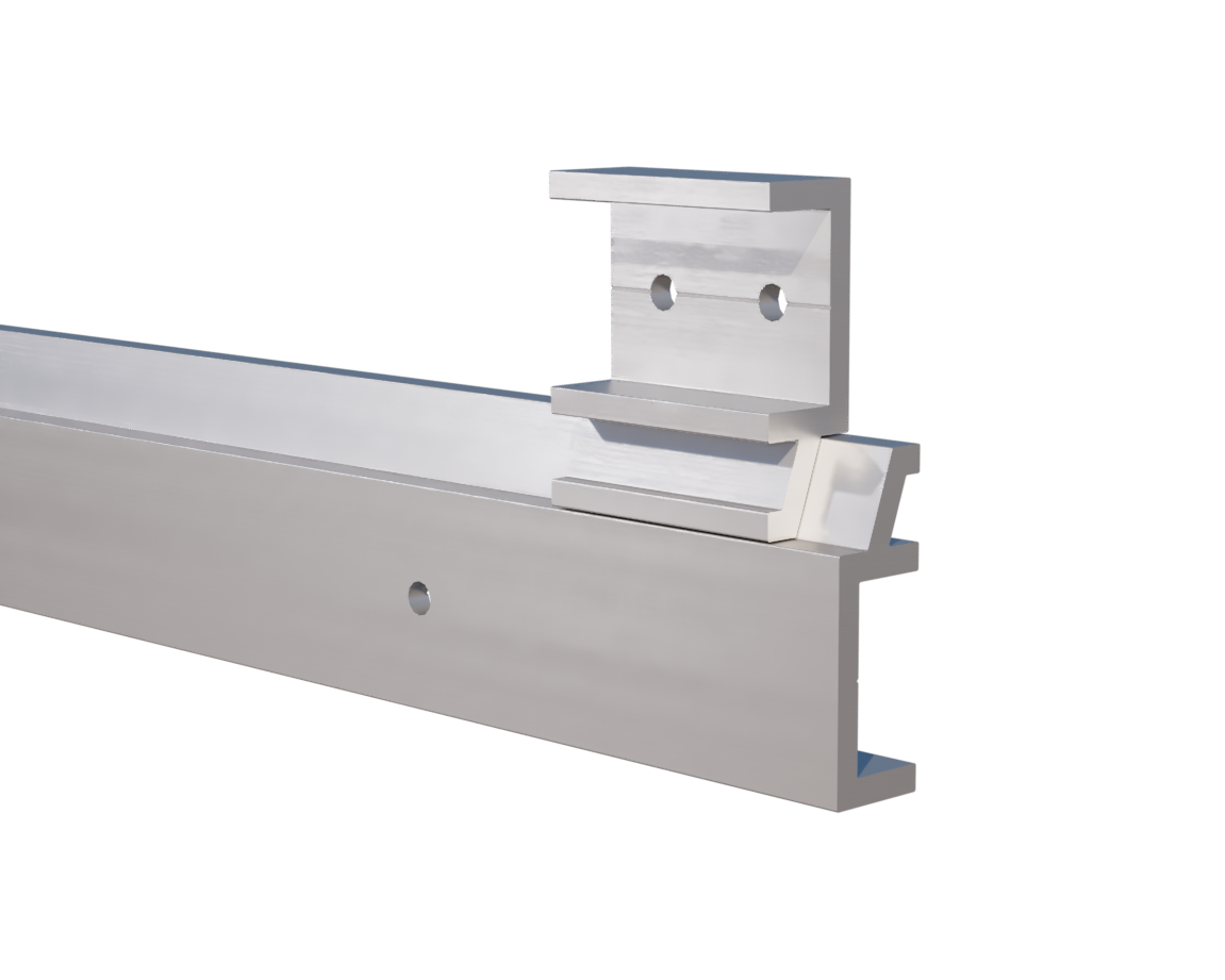 Hanging Cleat: Williamsburg XL (2" Clip) - Z Clip - 6063-T5 Aluminum ...