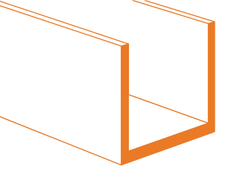 Aluminum H Channels | Orange Aluminum