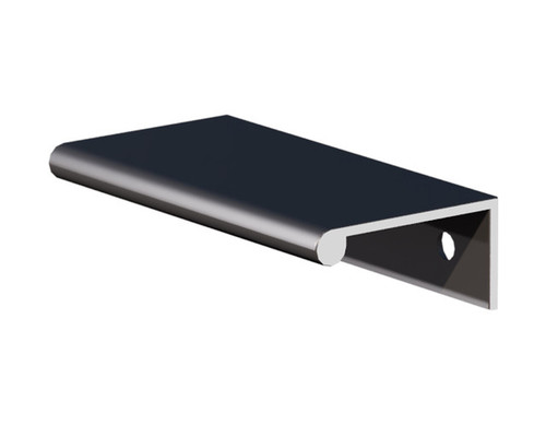 Pull Handle - Angled Bulb Flat Tab (1.5" Tab) - Fits 3/4" - 6063-T5 ...