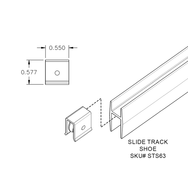 Buy Slide Track Steel Roller Online – Orange Aluminum
