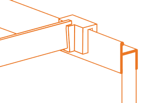 Shop All - Product Systems - Rub Rail - Orange Aluminum