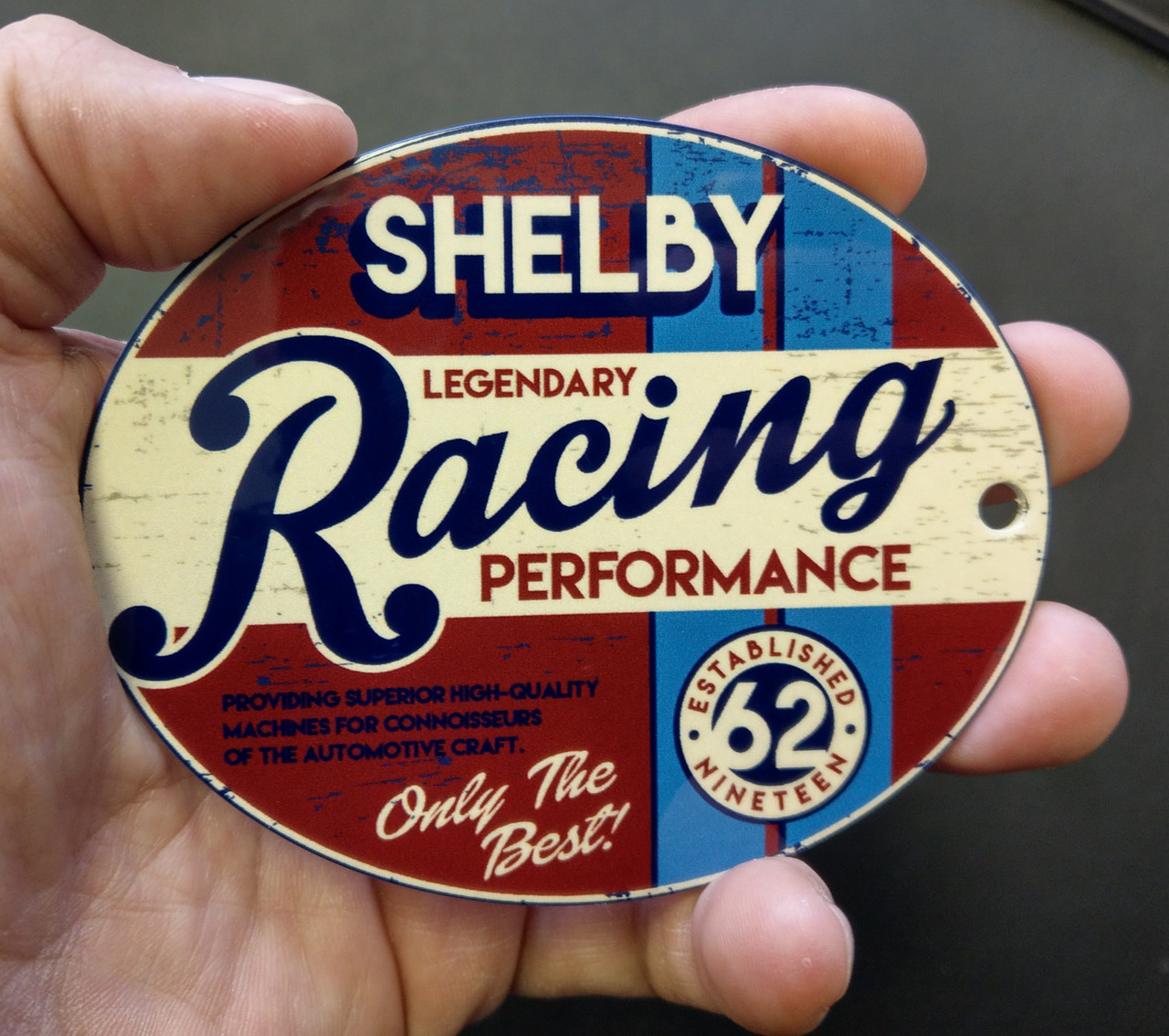 Shelby Racing Steel Sign