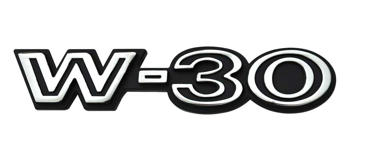 Oldsmobile 442 W-30 Logo Flat Steel Wall Sign