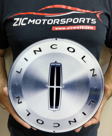 Lincoln Round Steel Sign