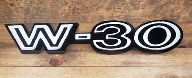 Oldsmobile 442 W-30 Logo Flat Steel Wall Sign