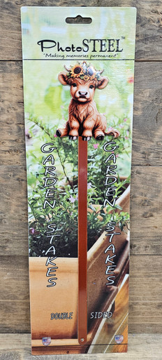 Highland Spring Cow - Steel Pot Stake