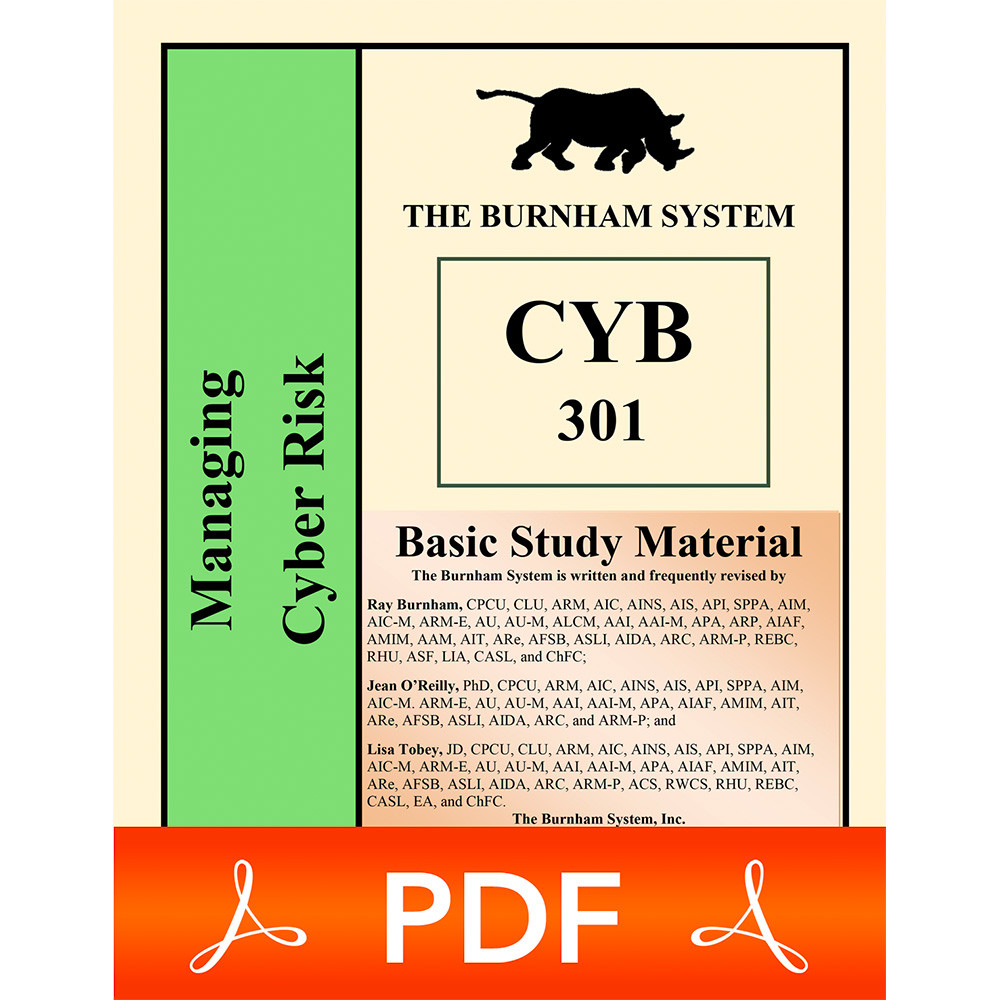 CYB 301 Managing Cyber Risk Study Guide PDF